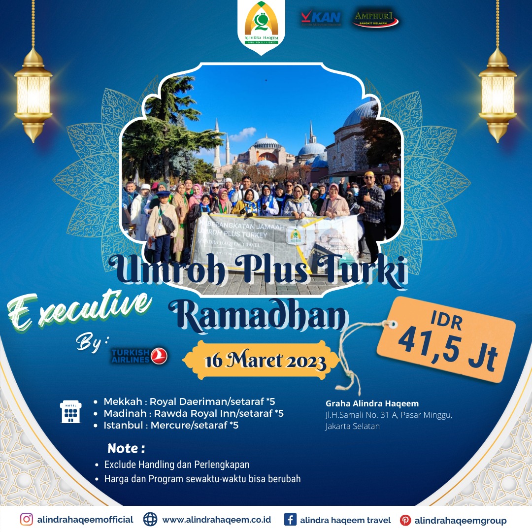 Paket Umroh Akhir Ramadhan 2023 Itikaf Murah | Haqeem Group